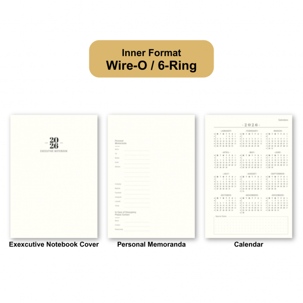 Ripple Thermal PU Organizer- A5 Size